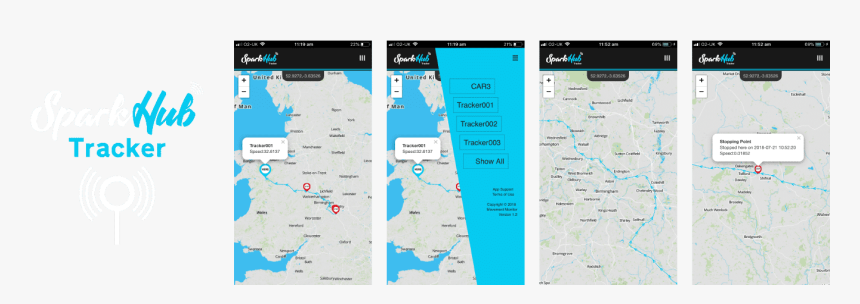 Internet Of Things Tracker - Map, HD Png Download , Transparent Png ...