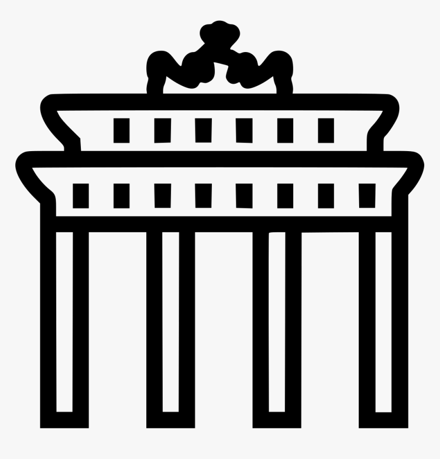Brandenburg Gate - Brandenburger Wall Icon Png, Transparent Png ...