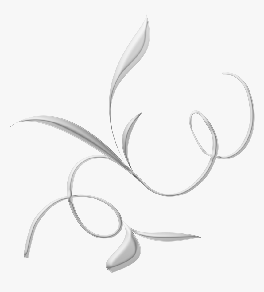 Silver Decorative Lines Png Download - Silver Lines Png, Transparent ...