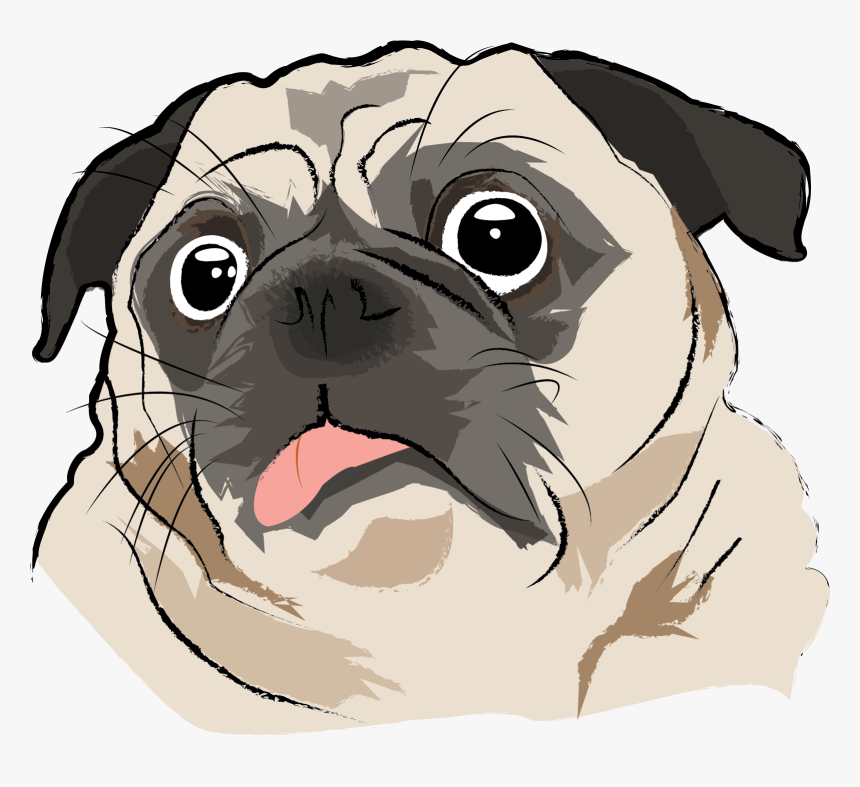Pug - Pug Dog Vector Art, HD Png Download , Transparent Png Image - PNGitem