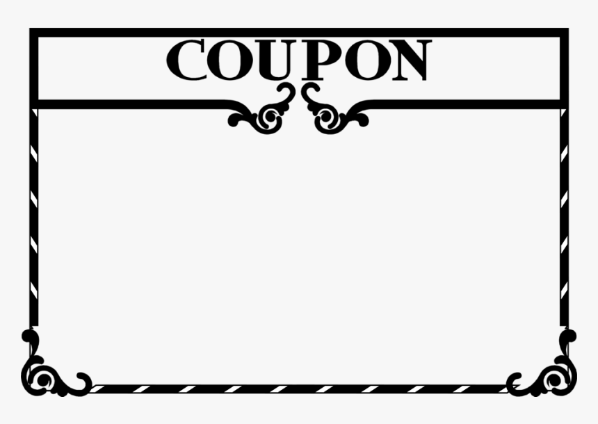 Blank Coupon Clipart Blank Coupon Clip Art HD Png Download 