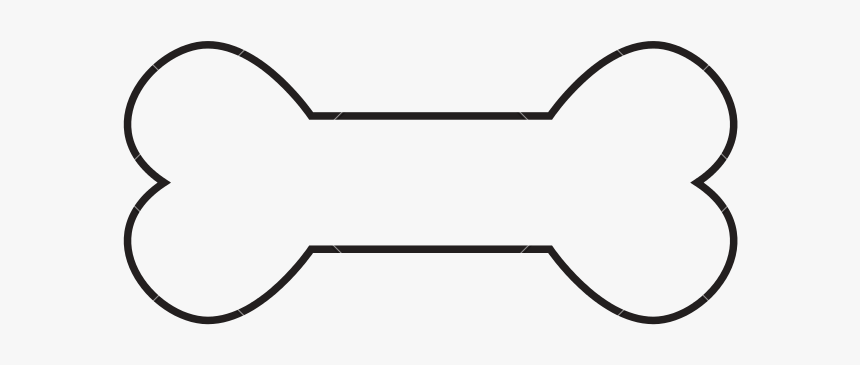 Dog Bone Outline Png - Line Art, Transparent Png , Transparent Png ...