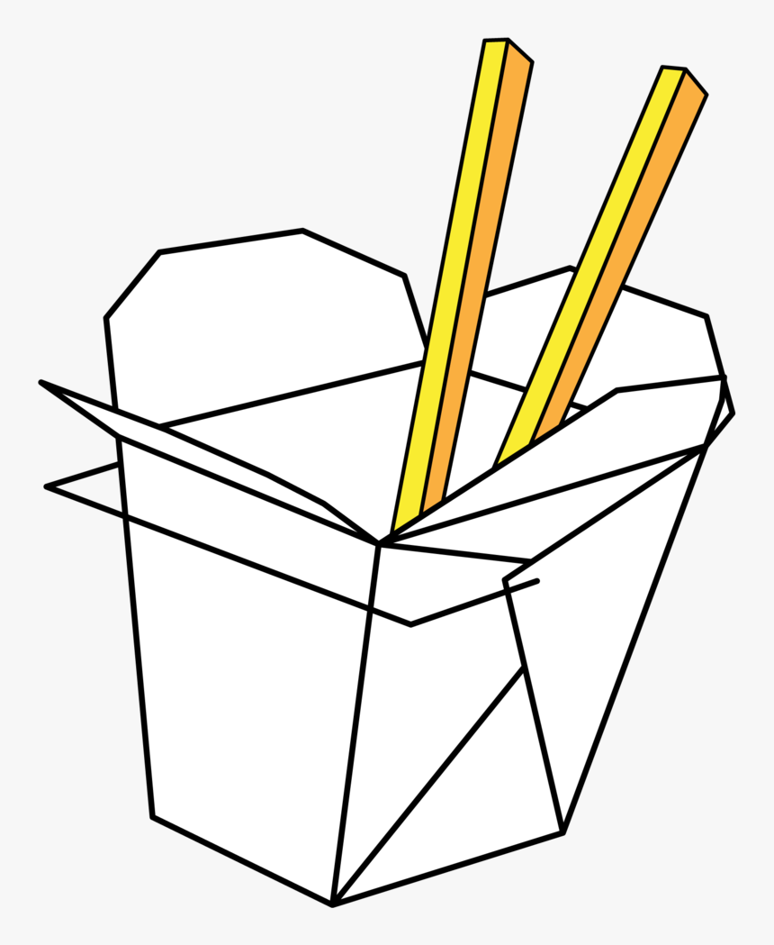 Chinese Food Box Clip Art