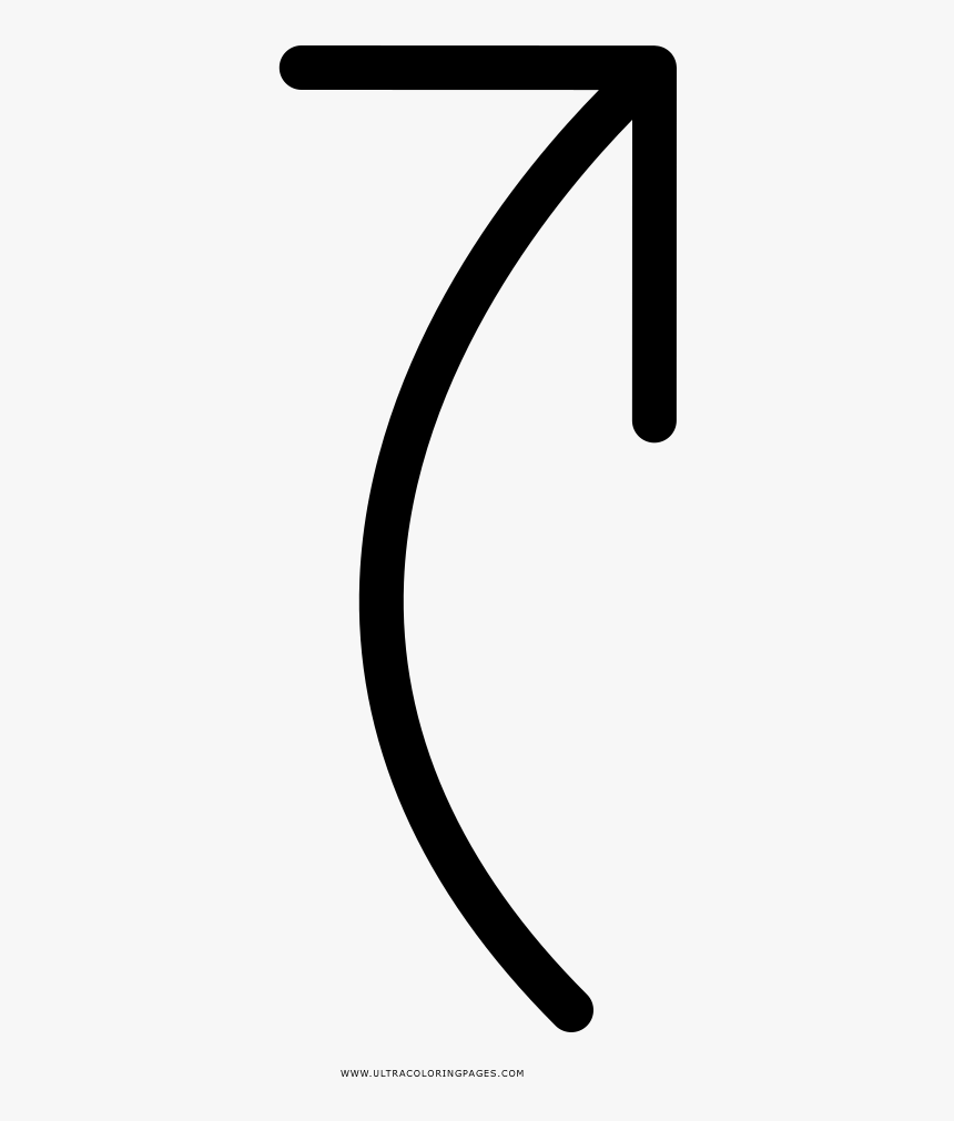 Curved Flecha Doodle Curva Flechas Seta Curvada Curvas Vexels Mapas ...