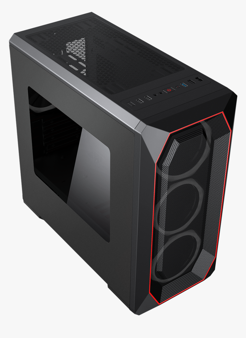 Game Max Kamikaze Pc Gaming Case With Window , Png - Pc Case ...