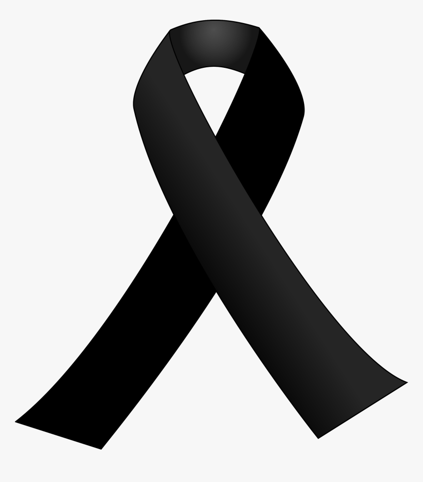 Black Ribbon - Transparent Black Ribbon Png, Png Download , Transparent ...
