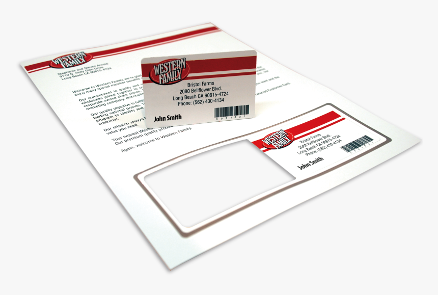 Membership Card Perforated On A Letter, HD Png Download , Transparent ...