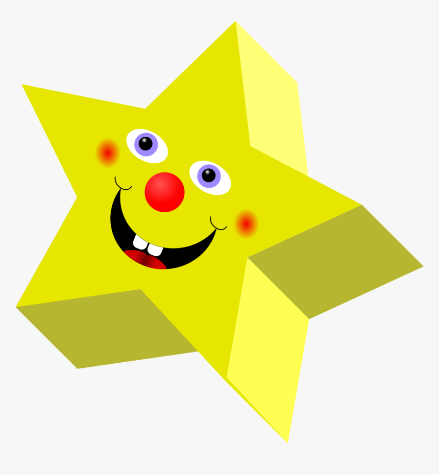 Estrellas, Cara, Feliz, Riendo, Vivero, Pre Escolar - Star With A Face ...
