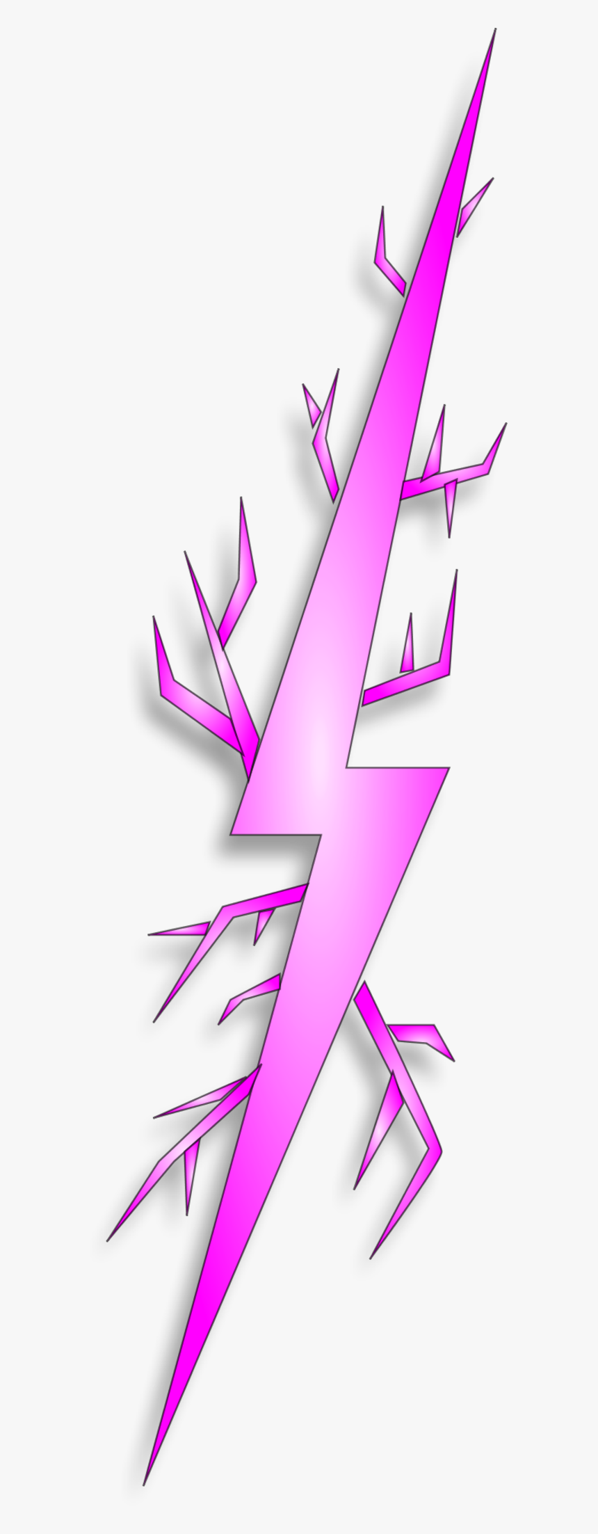 Purple Lightning Png - Pink Lightning Bolt Png, Transparent Png ...
