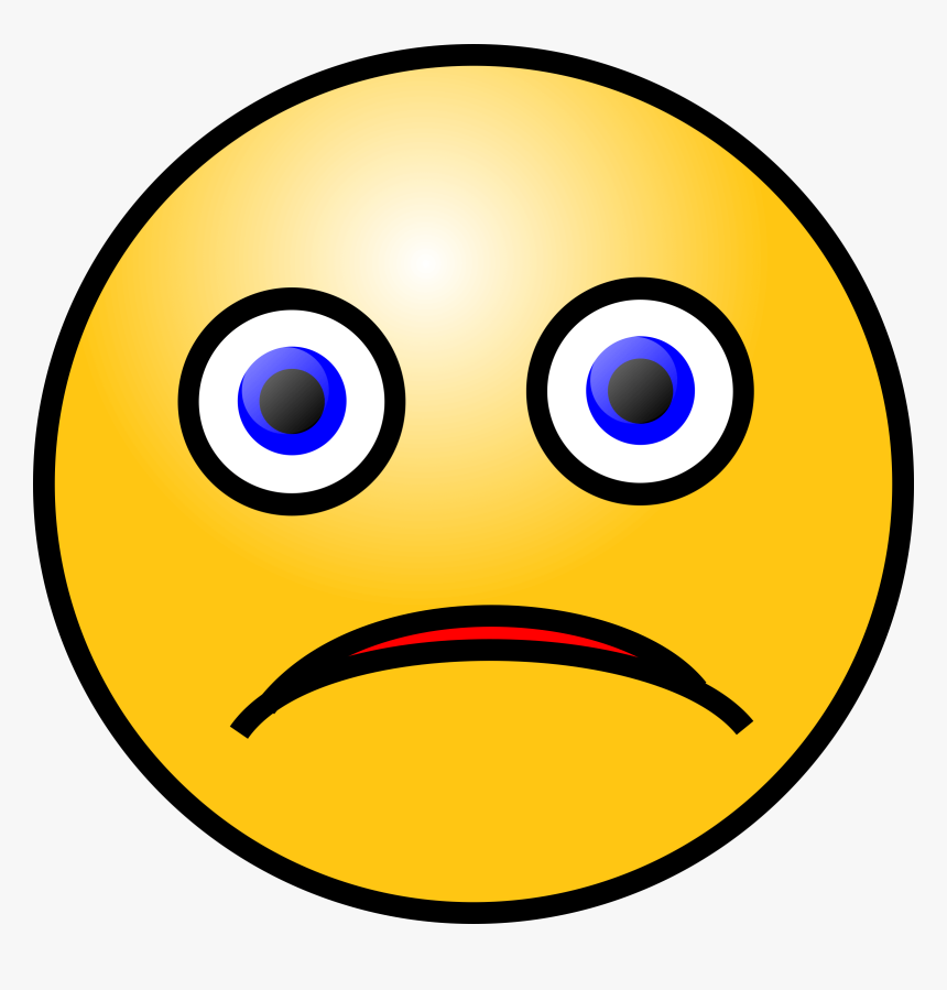 Pic Of Sad Face - Surprised Face Clipart Gif, HD Png Download ...