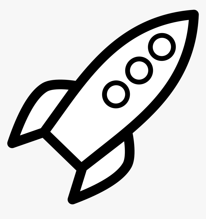 Rocket Ship Rocketship Clipart Transparent Png - Rocket Clip Art Black ...