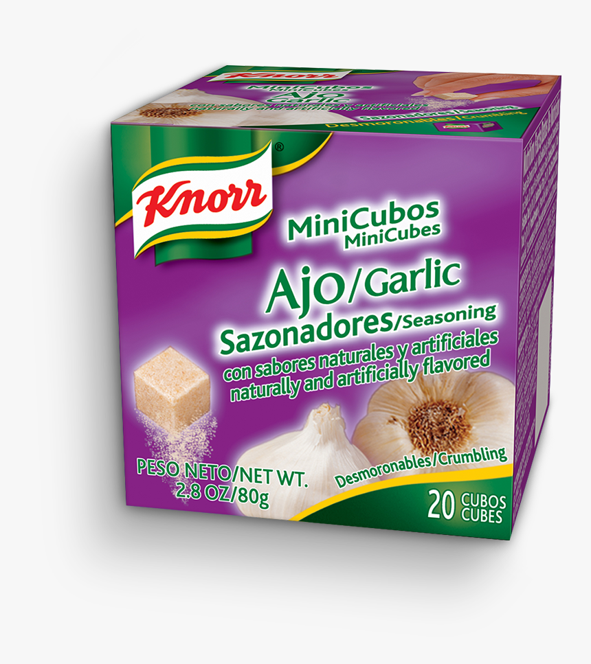 Mini Cubos Sazonadores De Ajo - Convenience Food, HD Png Download ...