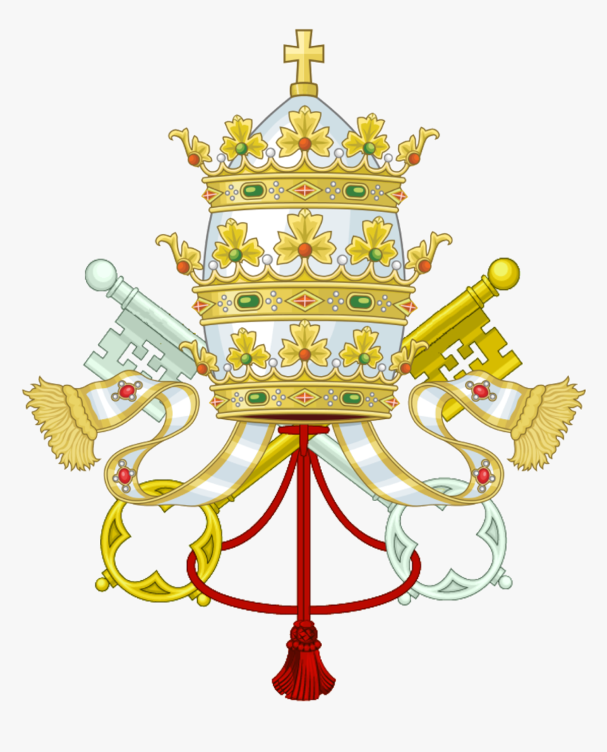 Crown Of Pope Heraldry, HD Png Download , Transparent Png Image - PNGitem