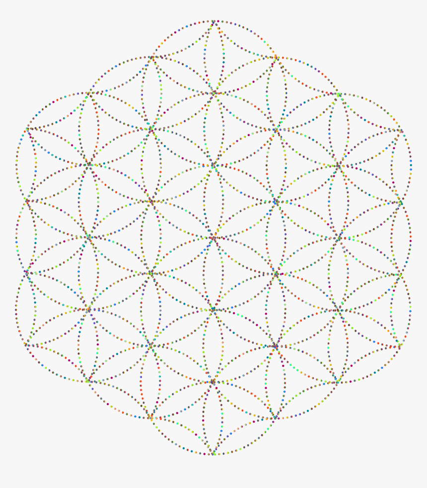 Flower Of Life Png Flower Of Life Dots - Transparent Flower Of Life Png ...