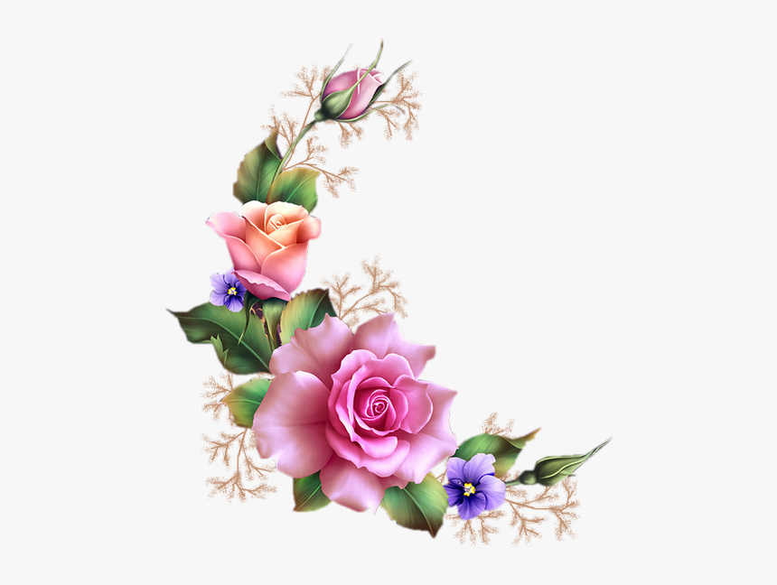 Flower Decoupage Paper, HD Png Download , Transparent Png Image - PNGitem