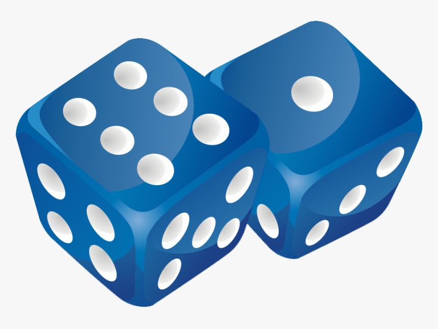 Picture - Blue Dice Png Transparent Background, Png Download ...