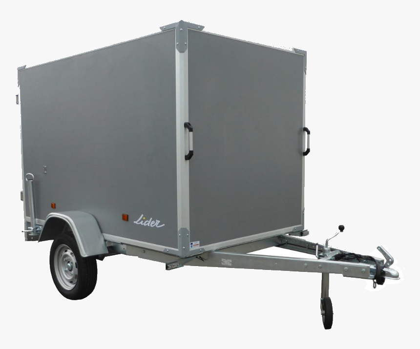 39920-box Van Trailer - Grey Box Trailer, HD Png Download , Transparent ...
