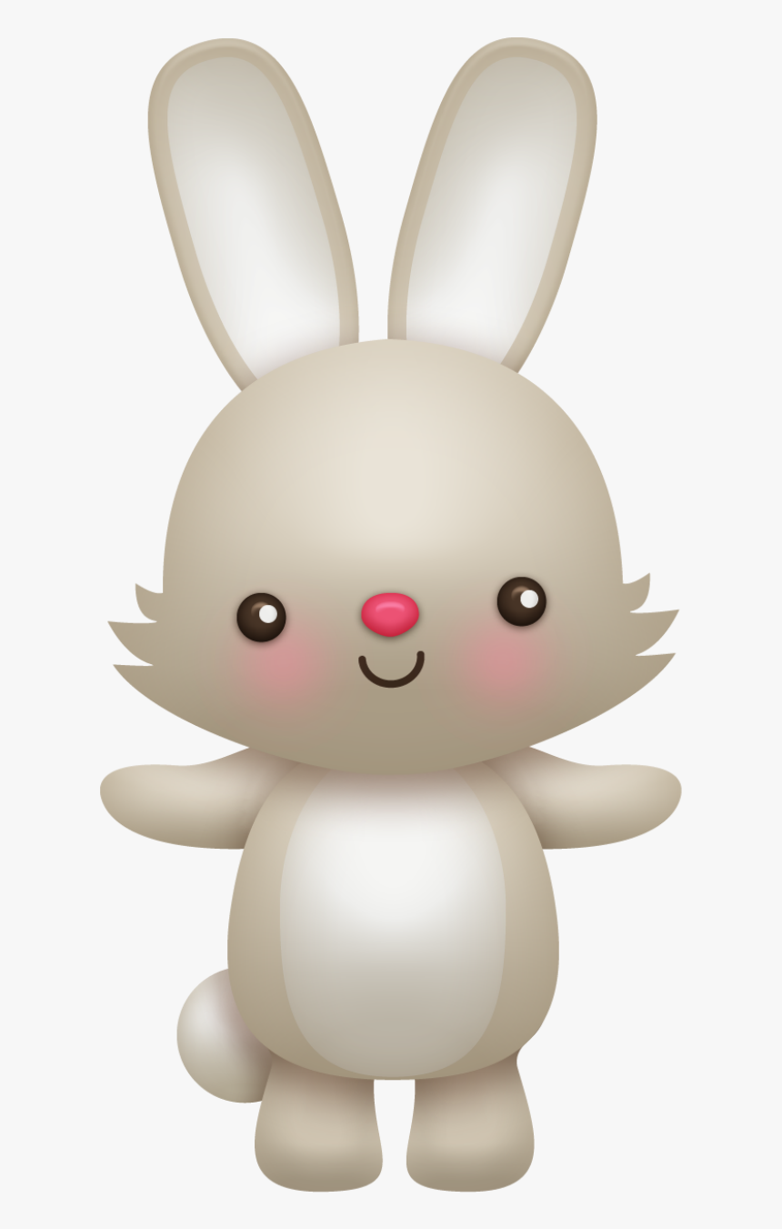 Cute Bunny Png - Rabbit Woodland Creatures Clipart, Transparent Png ...