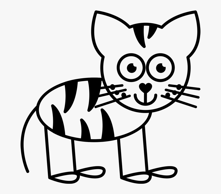 Cat Face Stick Figure