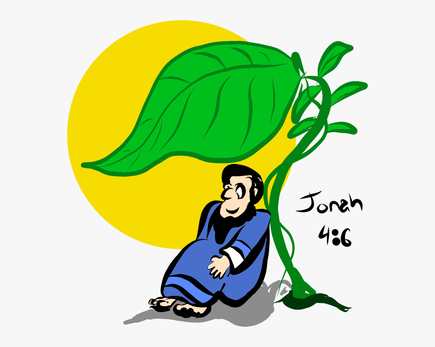 Jonah Bible Story Messages Sticker-6 Clipart , Png - Jonah With Tree ...