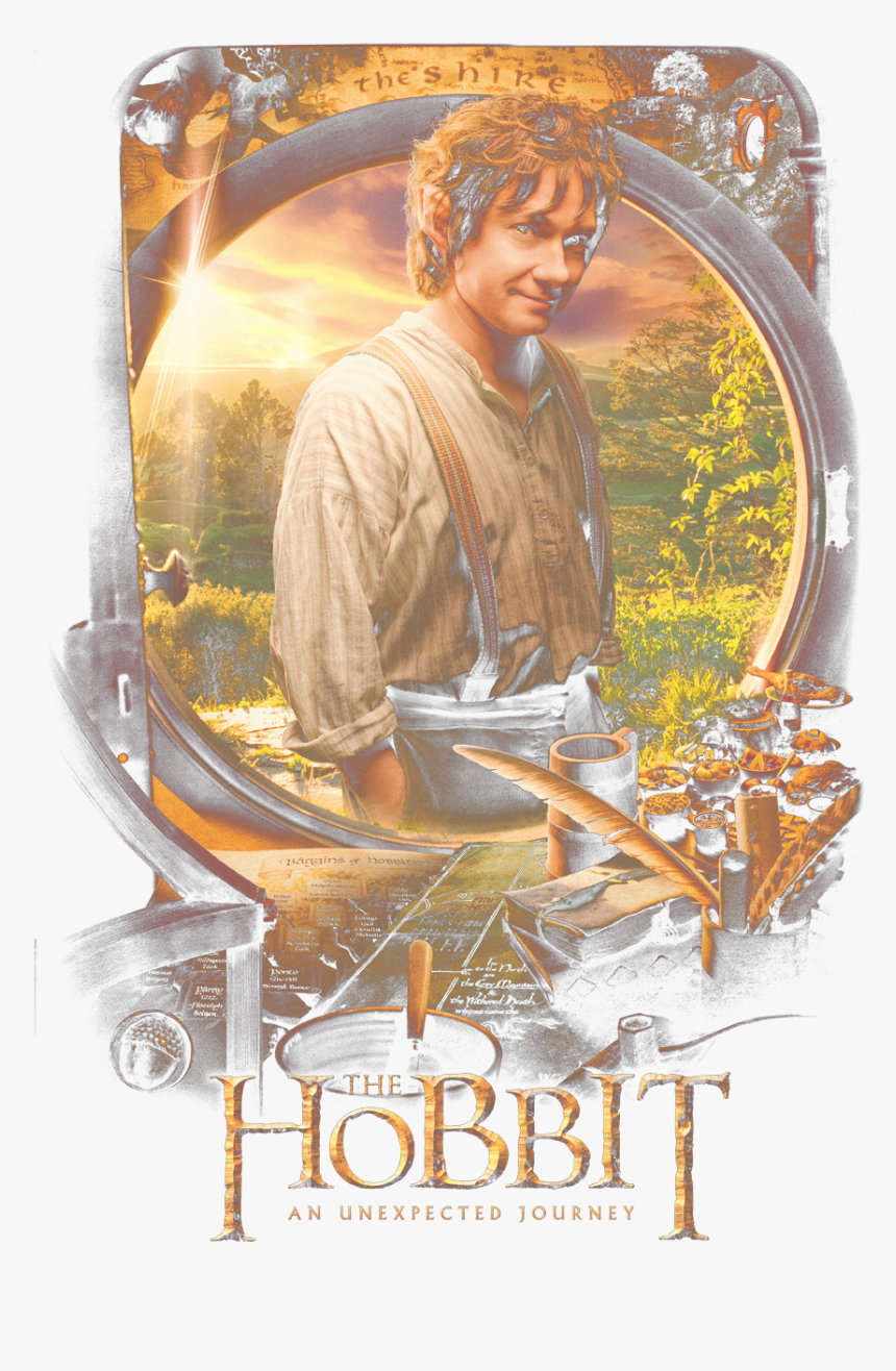 Hobbit: An Unexpected Journey - Bilbo Baggins Teaser, HD Png Download ...