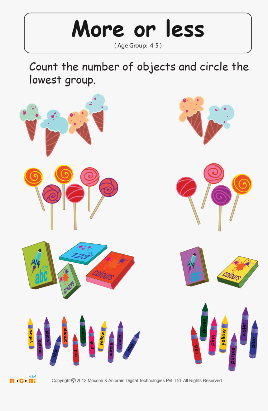 More And Less Objects, HD Png Download , Transparent Png Image - PNGitem