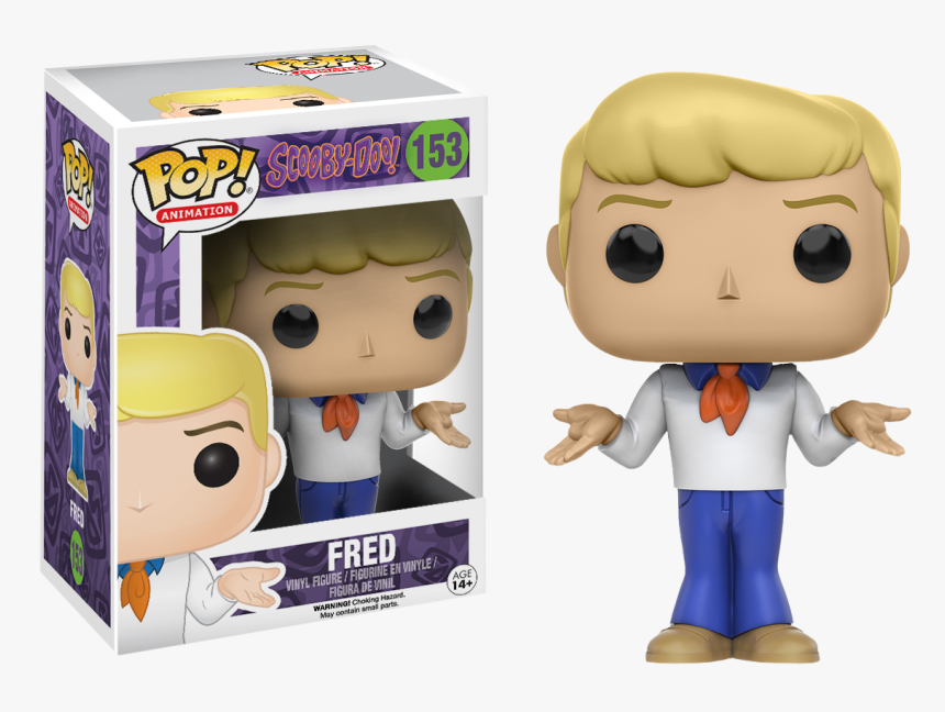 Fred Pop Vinyl Figure - Funko Pop Scooby Doo Fred, HD Png Download ...