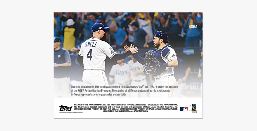 On Card Auto Relic - Baseball Player, HD Png Download , Transparent Png ...