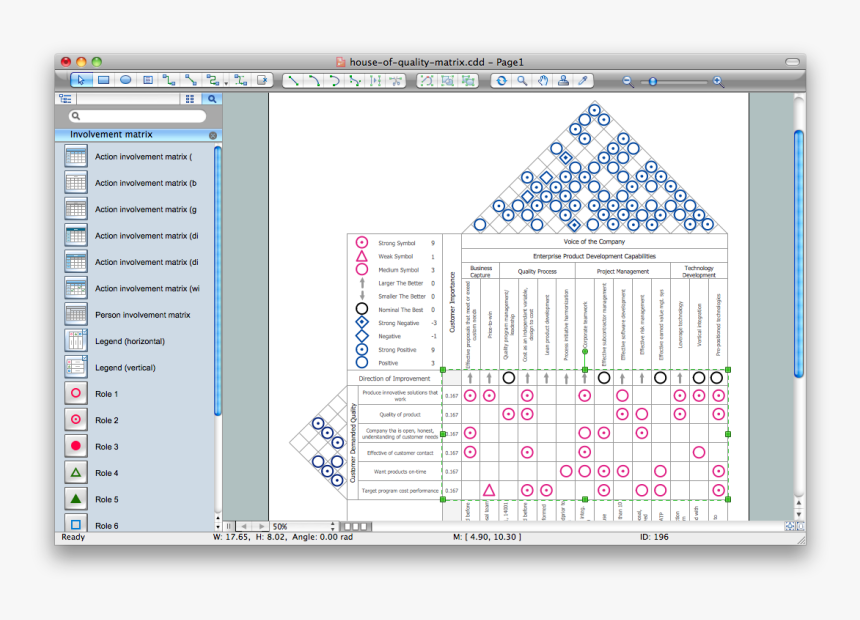 House Of Quality Matrix Software * - House Of Quality Computer, HD Png ...