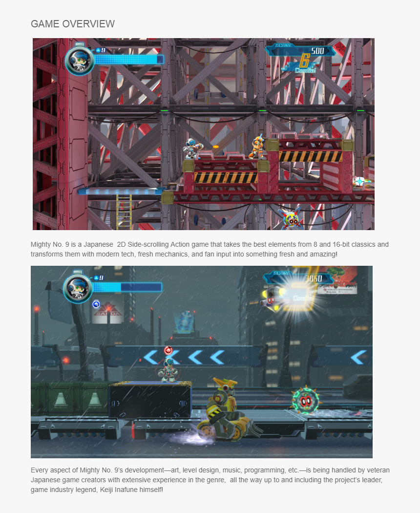 Mighty No 9 Png, Transparent Png , Transparent Png Image - PNGitem