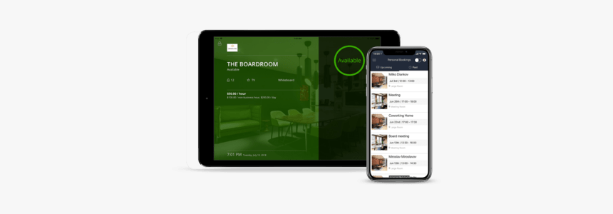 Office Rnd Meeting Room Tablet, HD Png Download , Transparent Png Image ...