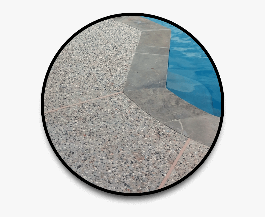 Pea Gravel Concrete Decking For Swimming Pools - Gravel Around Inground ...