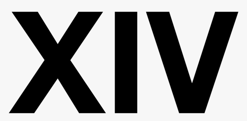 Transparent Roman Numeral 14, HD Png Download , Transparent Png Image ...