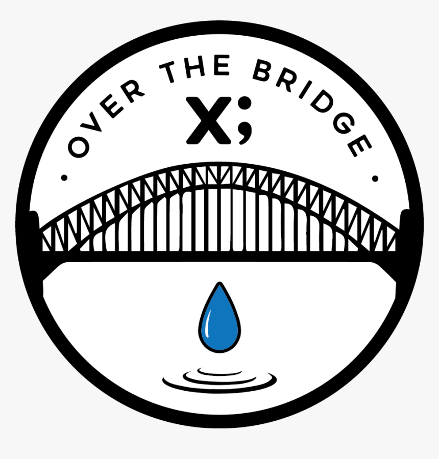 Over The Bridge Logo Black Outline, HD Png Download , Transparent Png ...