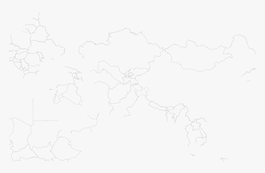 Blank Southwest Asia, HD Png Download , Transparent Png Image - PNGitem