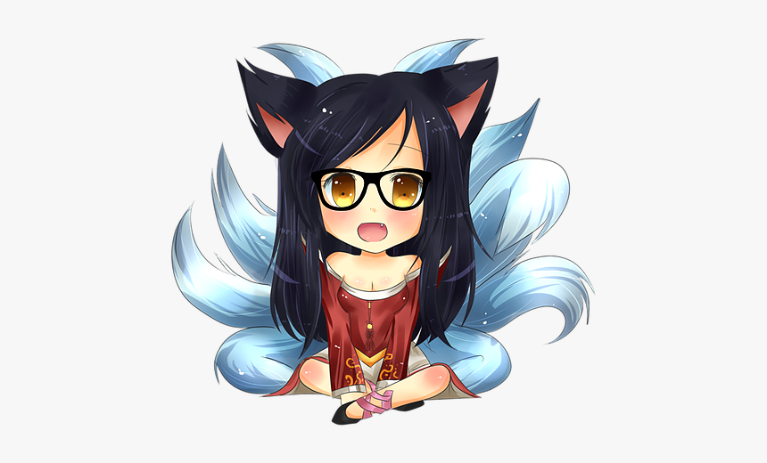 Chibi Ahri League Of Legends, HD Png Download , Transparent Png Image ...