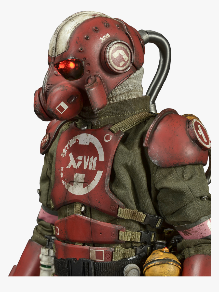 Red Body Armor W/light Up Helmet - Hanroku Trooper Figure, HD Png ...