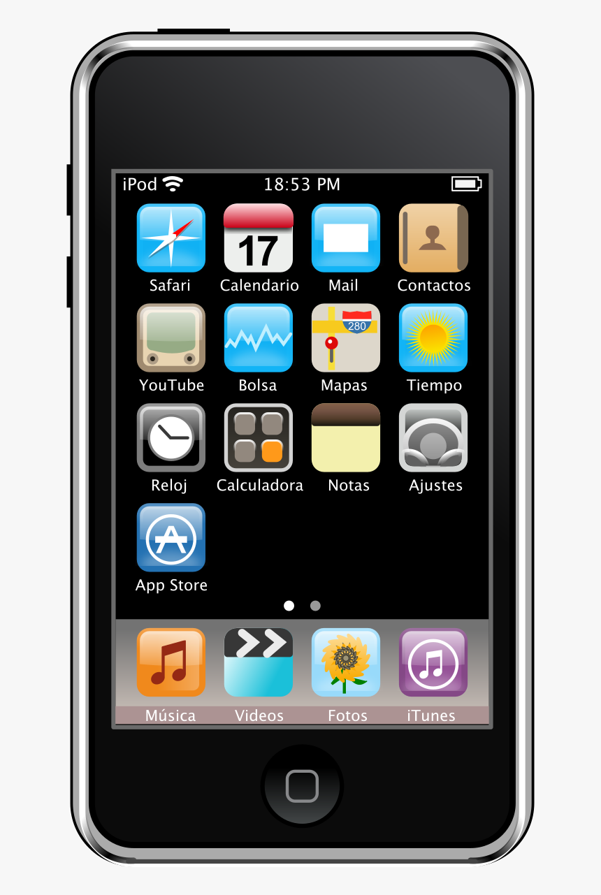 Ipod Touch Png, Transparent Png , Transparent Png Image - PNGitem