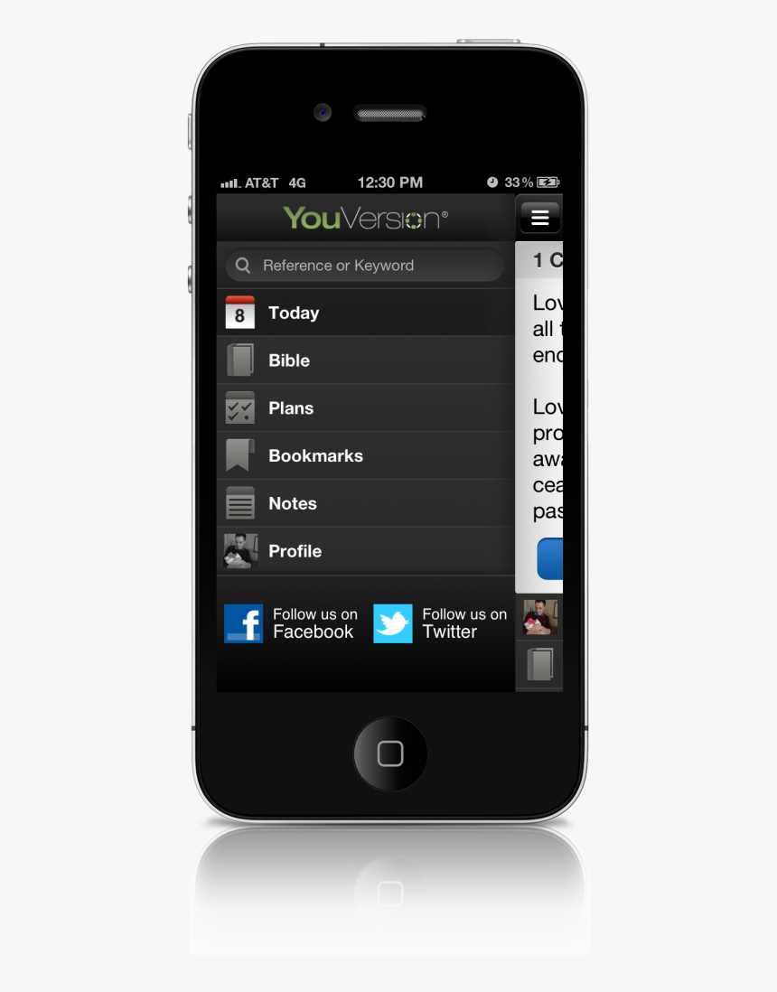 Youversion Iphone, HD Png Download , Transparent Png Image - PNGitem