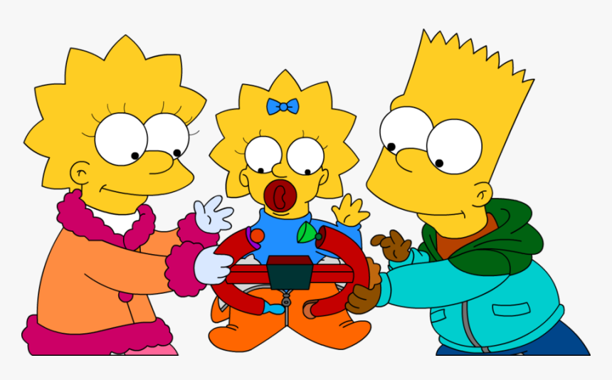 National Siblings Day The Simpsons, HD Png Download , Transparent Png ...