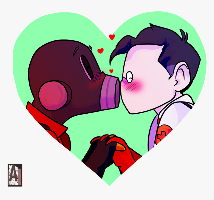 Tf2 Pyro And Medic Valentine's Day, HD Png Download , Transparent Png ...