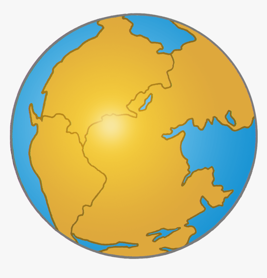 Illustration Of Pangaea, The Earth When Continents - Earth, HD Png ...