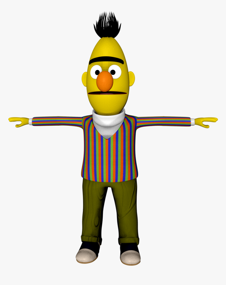Striped Puppet Man Ii Modeled In Maya 2018 rendered - Cartoon, HD Png ...