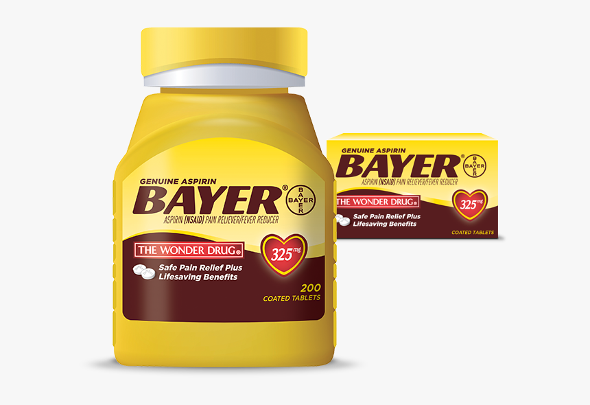 Bayer Genuine Bottle Product Offers - Bayer Aspirin 325 Mg, HD Png ...