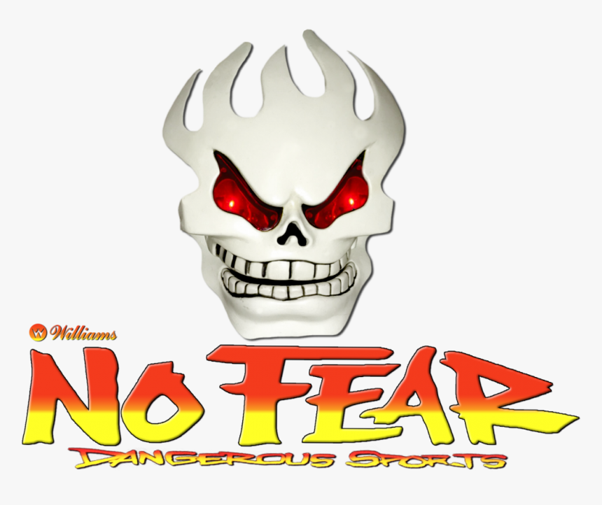 No Fear Dangerous Sports Pinball Skull, HD Png Download , Transparent ...