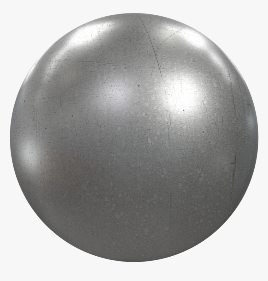 Metalaluminumworn002 Sphere, HD Png Download , Transparent Png Image ...