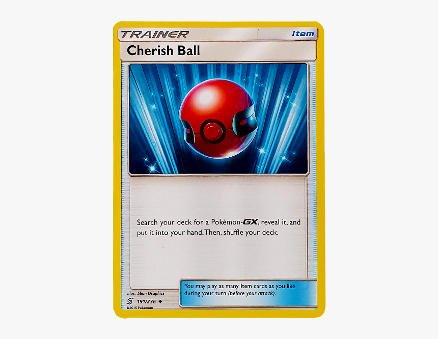 Cherish Ball Uncommon - Cherish Ball Pokemon Card, HD Png Download ...