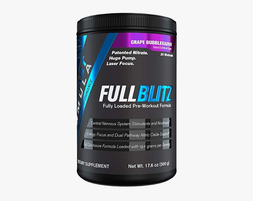Full Blitz Pre Workout - Energy Drink, HD Png Download , Transparent ...