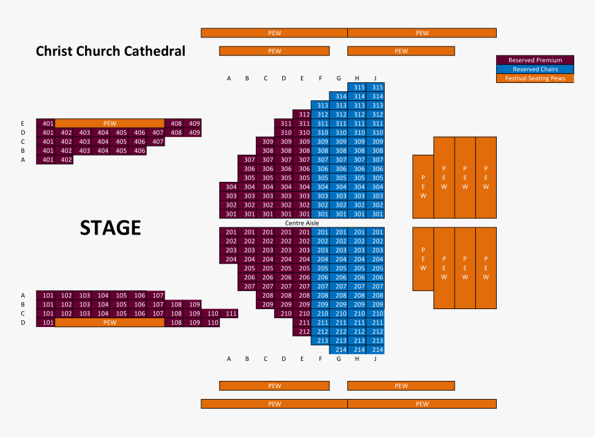 Chan Centre Seating - Christ Church Cathedral Vancouver Seating Plan ...