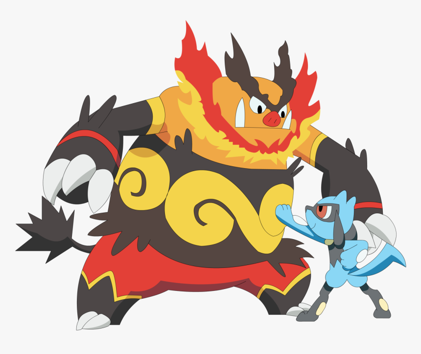 Riolu Vs Emboar, HD Png Download , Transparent Png Image - PNGitem